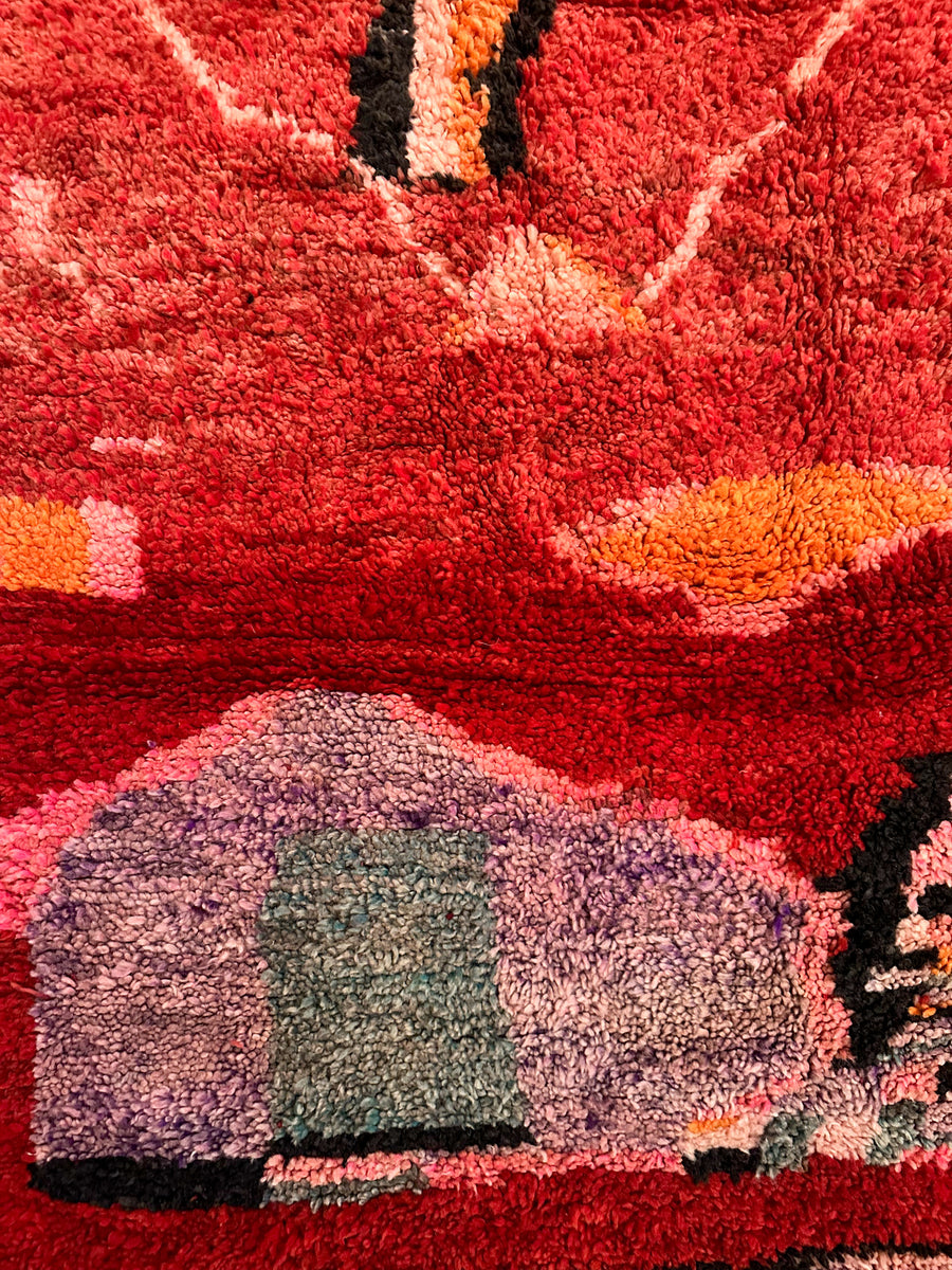 Ben Guerir Abstract Vintage Hand-Knot | Salam Hello