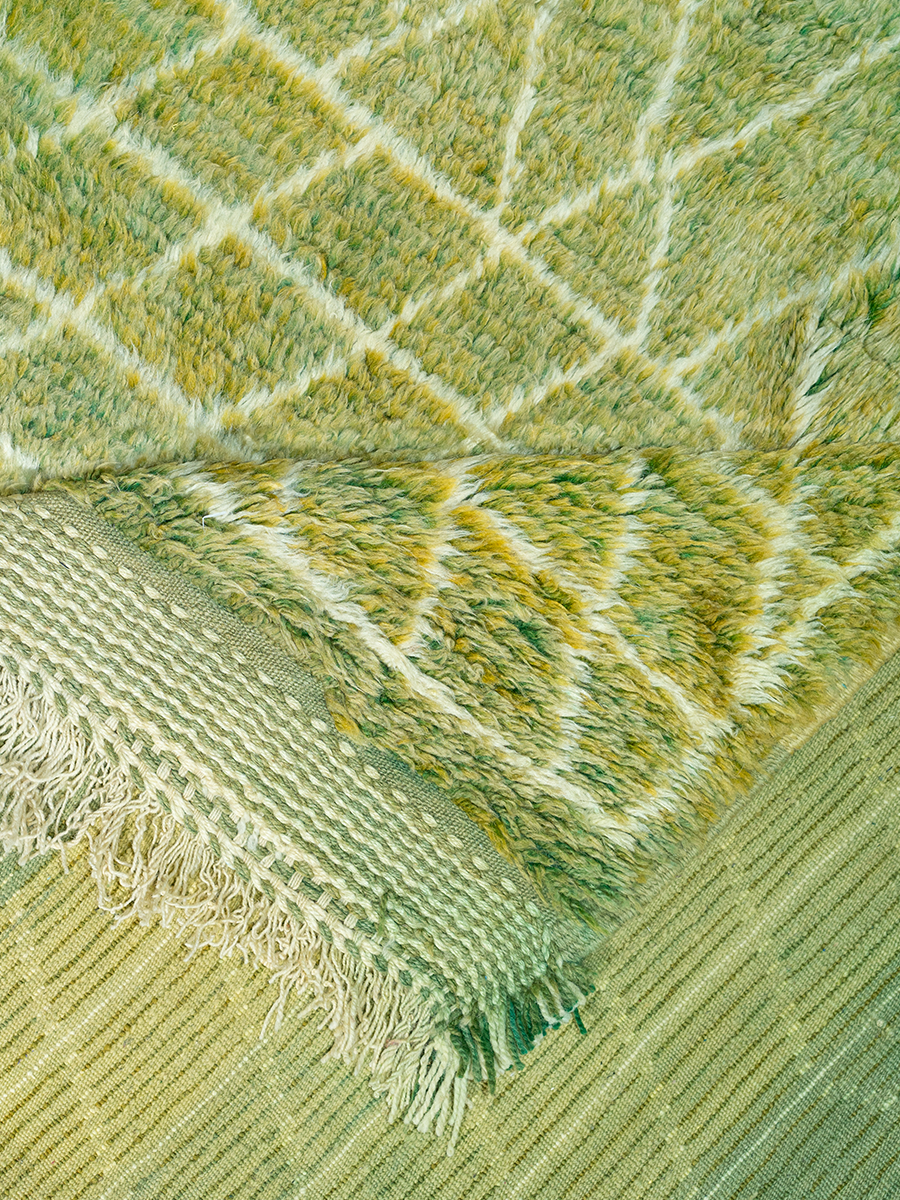 Anzal’s Golden Moss Hand-Knot | Salam Hello