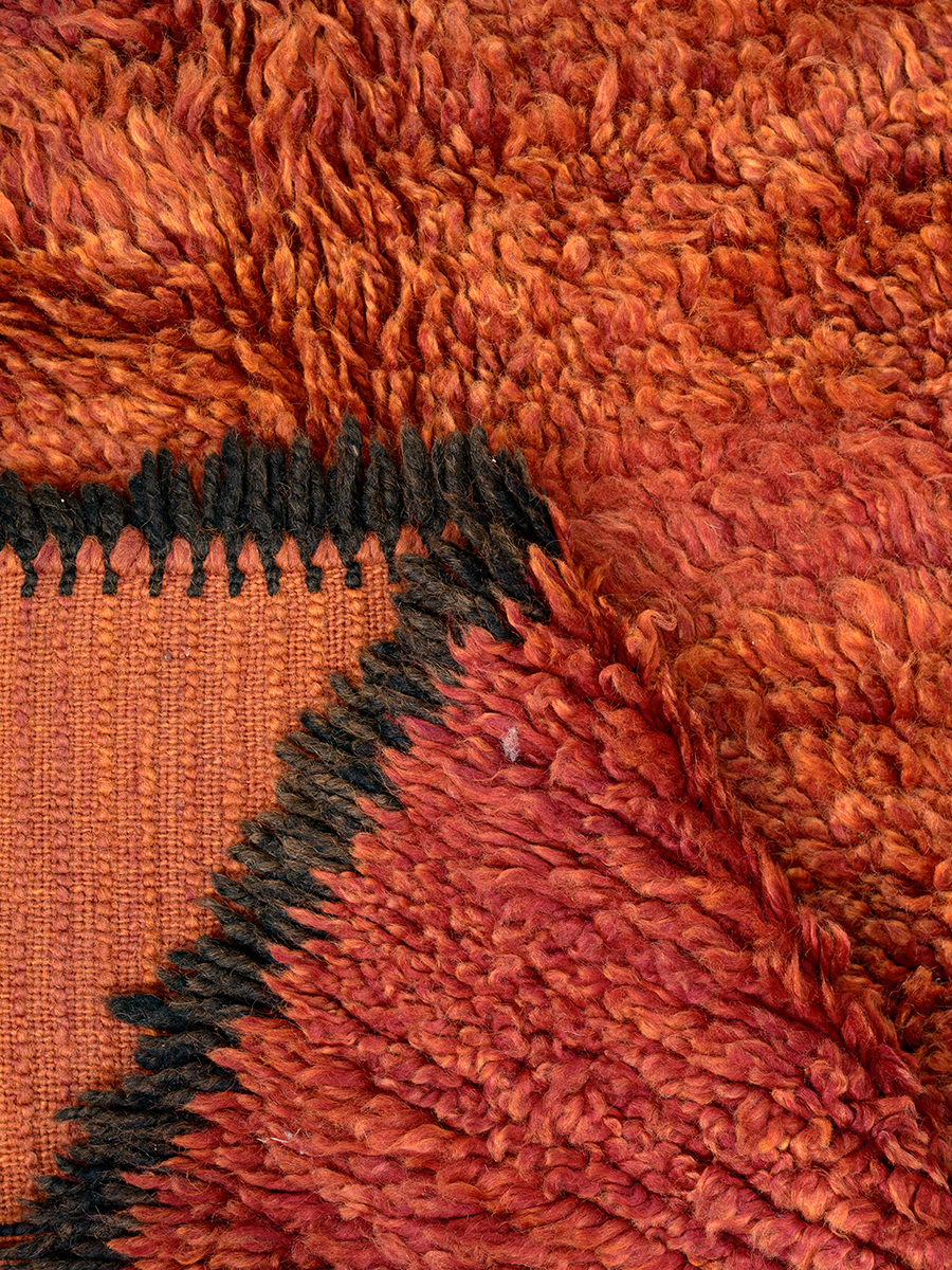 Oulmes Rusty Ember Vintage Hand-Knot– Salam Hello